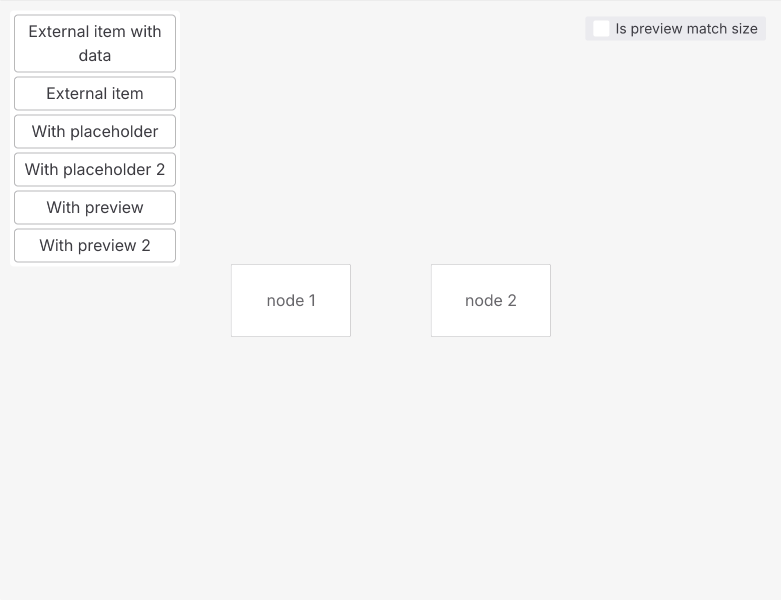 Add Node from Palette | Foblex Flow